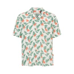 Kurzarmhemd Blend "Kurzarmhemd BHShirt", Herren, Gr. XXL, N-Gr, wei&szlig; (snow wei&szlig;), Obermaterial: 100% Viskose CV., Hemden