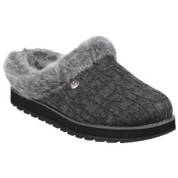 Skechers Keepsakes Ice Angel Polyester Damen Hausschuhe In Anthrazit