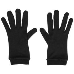 Trekmates Unisex Seidenhandschuhe, Schwarz