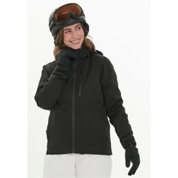 Skijacke WHISTLER "Jada", Damen, Gr. 40, schwarz, 94% Polyester, 6% Elasthan, unifarben, lang, ohne Ausschnitt, Jacken Skijacke, mit 15.000 mm Wassers&auml;ule