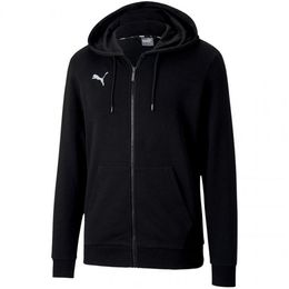 Puma - "Team Goal 23" Hoodie mit durchgehendem Rei&szlig;verschluss mit Kapuze f&uuml;r Herren - Leger (Schwarz)