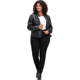 sheego Gro&szlig;e Gr&ouml;&szlig;en Skinny Jeans mit Bodyforming-Effekt, black denim, Gr&ouml;&szlig;e 112 - Damen