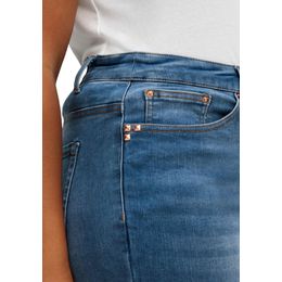 sheego Gro&szlig;e Gr&ouml;&szlig;en Skinny Jeans mit Bodyforming-Effekt, blue denim, Gr&ouml;&szlig;e 92 - Damen