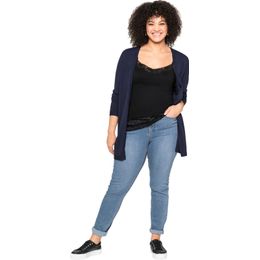 sheego Gro&szlig;e Gr&ouml;&szlig;en Skinny Jeans in 5-Pocket-Form, blue denim, Gr&ouml;&szlig;e 92 - Damen
