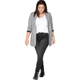 sheego Gro&szlig;e Gr&ouml;&szlig;en Skinny Jeans in 5-Pocket-Form, black denim, Gr&ouml;&szlig;e 92 - Damen