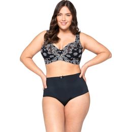 sheego Gro&szlig;e Gr&ouml;&szlig;en B&uuml;gel-BH mit Stickerei-Spitze, schwarz, Gr&ouml;&szlig;e 95G - Damen