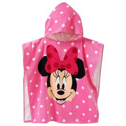 Topolino Minnie Maus Badeponcho mit Kapuze