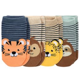 Topomini 4 Paar Baby Sneaker-Socken im Set