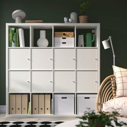 IKEA KALLAX Regal mit 8 Eins&auml;tzen