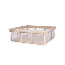 Chipolino Laufstall Easy Set Spielmatte 180 x 180 cm Aufbewahrungstasche weich beige