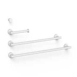 Tres Set bestehend aus 2 Handtuchhaltern + 1 Papierhalter ohne Deckel + 1 Haken , 09598102BM 09598102BM