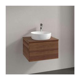 Villeroy & Boch Villeroy und Boch Antao Waschtisch-Unterschrank K18112HM 60x36x50cm, Waschbeckenplattenfarbe warm walnut, warm walnut