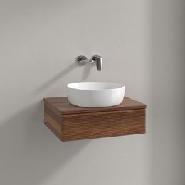 Villeroy & Boch Villeroy und Boch Antao Waschtisch-Unterschrank K07112HM 60x19x50cm, Waschbeckenplattenfarbe warm walnut, warm walnut