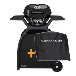 Outdoorchef Minichef 420 G Gas - X-DEAL inkl. Unterwagen und Abdeckhaube