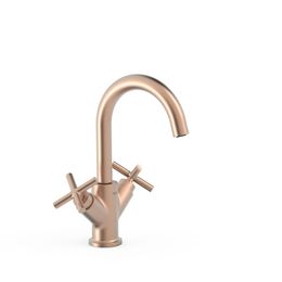 Tres 2 Griff Waschtischarmatur Mit Griff G3/8" flexible Anschlussschl&auml;uche, 28310301OPM 28310301OPM
