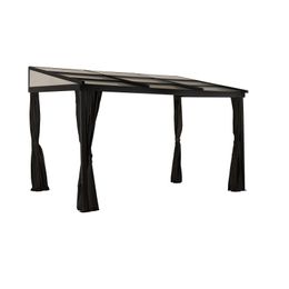 Sojag Terrassen&uuml;berdachung Budavar Schwarz 298,5x366,5x243cm