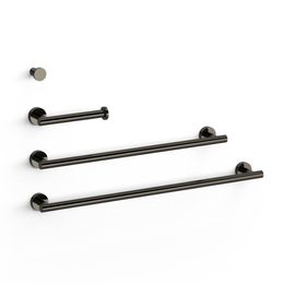 Tres Set bestehend aus 2 Handtuchhaltern + 1 Papierhalter ohne Deckel + 1 Haken , 09598102KM 09598102KM