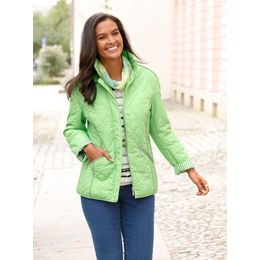 Steppjacke Casual Looks, Damen, Gr. 38, gr&uuml;n (apfel), 100% Polyester, unifarben, Jacken Steppjacke