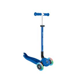 Globber GO-UP ACTIVE LIGHTS &ndash; 3 in 1 Dreirad, Laufrad und Scooter, 120/80 mm, 3-r&auml;drig, h&ouml;henverstellbar, dunkelblau