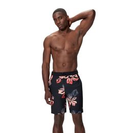 Badeshorts Speedo Gr. S, bunt (blk, rot), Badehosen, Herren, S, N-Gr, Obermaterial: 100% Polyester, Badeshorts