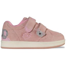Sneaker Lotto, M&auml;dchen, Gr. 27, dunkelrose, rose, Kunstfaser, Synthetik, Schuhe Sneaker, - in kinderfu&szlig;gerechter Passform