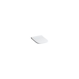 Geberit WC-Sitz Smyle Square Quick, Abs, we., Scharn. MS verchromt (500687011)