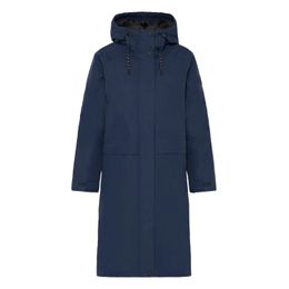Kurzmantel North Bend "Kurzmantel NBMalis W Parka W-PRO 10.000 mit wasserdichter Beschichtung", Damen, Gr. 38, blau (navy), Obermaterial: 100% Polyester PES., M&auml;ntel Kurzmantel