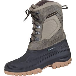 Winterstiefel Spirale "Caribou" Gr. 36, schwarz (schwarz, beige), 36, Obermaterial: 50% Nylon NY. 50% PVC PVC., Schuhe, Winterstiefel