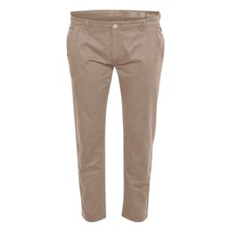 Chinohose Blend "Chinohose BHTromp Big & Tall", Herren, Gr. 48, L&auml;nge 32, beige (silber mink), Obermaterial: 98% Baumwolle CO. 2% Elasthan EL., Hosen Chinohose