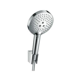 Hansgrohe Brausehalter-Set Raindance Select S 1250mm Brauseschlauch, chrom, 3jet (26701000)