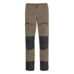 Trekkinghose North Bend "Trekkinghose NBAvan M", Herren, Gr. L, N-Gr, braun (falcon), Obermaterial: 91% Polyester PES. 9% Elasthan EL., Hosen Trekkinghose
