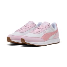 Sneaker Puma "R78 LIGHTWIND", Damen, Gr. 36, Puma wei&szlig;, rosy outlook, pearl pink, Textil, mehrfarbig, Schuhe Sneaker, f&uuml;r vielseitige Alltagsabenteuer, atmungsaktiv, mit Schn&uuml;rverschluss