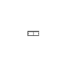 Sch&auml;fer Shop Sch&auml;fer Shop Genius Schiebet&uuml;renschrank TETRIS SOLID, 2 OH, Mitteltrennwand, B 1600 x T 413 x H 818 mm, lichtgrau/wei&szlig;alu