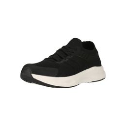 Sneaker Endurance "Lucius", Herren, Gr. 44, schwarz-wei&szlig; (schwarz), Kunstfaser, Synthetik, Schuhe Sneaker, aus atmungsaktivem Material
