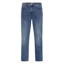 !Solid Regular-fit-Jeans SOLID "Regular-fit-Jeans SDIsni", Herren, Gr. 30/34, L&auml;nge 34, blau (middle blau denim), Obermaterial: 98% Baumwolle CO. 2% Elasthan EL., Jeans