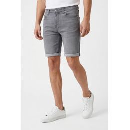 Only & Sons Shorts ONLY & SONS "ONSPLY BOX GUA DNM SHORTS OTL", Herren, Gr. L, N-Gr, medium grau denim, Web, Obermaterial: 64% Baumwolle, 31% Polyester, 3% Viskose, 2% Elasthan, unifarben, regular fit knielang, Hosen Shorts