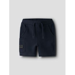 Sweatshorts name it "NMMVIVASSE LONG SWE SHORTS UNB", Jungen, Gr. 104, N-Gr, navy blazer, Sweatware, Obermaterial: 100% Baumwolle, unifarben, regular fit kurz, Hosen Sweatshorts, Baumwolle, regular fit