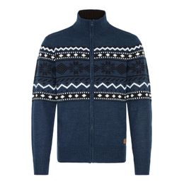 Strickjacke Blend "Strickjacke BHNova", Herren, Gr. S, blau (marineblaus), Obermaterial: 100% Polyacryl PAN., Strickjacken Strickjacke