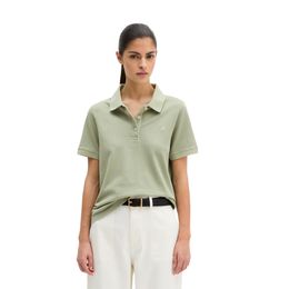Marc O'Polo Poloshirt MARC O'POLO "aus Piqu&eacute;-Jersey", Damen, Gr. L, fresh sage, Obermaterial: 96% Baumwolle, 4% Elasthan, unifarben, regular fit, Shirts