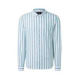 Langarmhemd Maerz Muenchen "Maerz Muenchen 721801 Langarmhemd Herren Bekleidung", Herren, Gr. 37/38, EURO-Gr&ouml;&szlig;en, tuerkis, 100% Baumwolle, Hemden