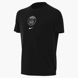T-Shirt Nike "PSG U NK CREST TEE", Jungen, Gr. L, schwarz, Obermaterial: 100% Baumwolle, normal, Rundhals, Shirts T-Shirt, f&uuml;r Jugendliche, sportlicher Stil, f&uuml;r Fu&szlig;ball und Freizeit