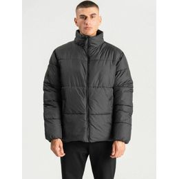Outdoorjacke TEESHOPPEN "TEESHOPPEN Jacket Puffer Jacket", Herren, Gr. L, schwarz, Obermaterial: 100% Nylon, Jacken Outdoorjacke