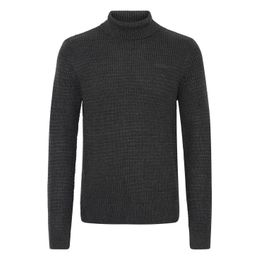 Rollkragenpullover Blend "Rollkragenpullover BHPatta", Herren, Gr. L, grau (pewter mix), Obermaterial: 100% Polyacryl PAN., Pullover Rollkragenpullover
