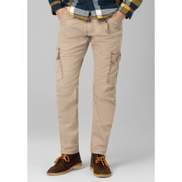 Cargohose Timezone "Regular RogerTZ", Herren, Gr. 34, L&auml;nge 34, braun, 98% Baumwolle 2% Elastan, normal, Hosen Cargohose