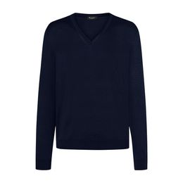 Strickpullover Maerz Muenchen "Maerz Muenchen 490400 Strickpullover Herren Bekleidung", Herren, Gr. 50, dunkelblau, 100% Wolle, V-Ausschnitt, Pullover Strickpullover