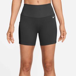 Trainingsshorts Nike "W NK DF ONE HR 5IN SHORT B", Damen, Gr. S, N-Gr, schwarz, schwarz,, Obermaterial: 80% Polyester, 20% Elasthan, Hosen, mit Dri-FIT-Technologie, mittelschweres, weiches Material