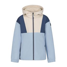 Outdoorjacke Icepeak "Icepeak Midlayer Lacq Jr", Kinder, Gr. 140, lichtblau, Stoff, 92% Polyester, 8% Elasthan, normal, Jacken Outdoorjacke