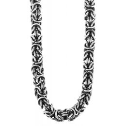 Adelia&acute;s Kette ohne Anh&auml;nger ADELIA&acute;S "Herren Edelstahl K&ouml;nigskette Halskette" Gr. 50, silber (silberfarben, geschw&auml;rzt), Halsketten, Herren, 50, Edelstahl