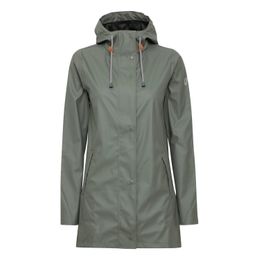 Regenjacke North Bend "Regenjacke NBTora W W-PRO 5.000 mit wasserdichter Beschichtung", Damen, Gr. 42, gr&uuml;n (agave gr&uuml;n), Obermaterial: 100% Polyester PES., Jacken Regenjacke