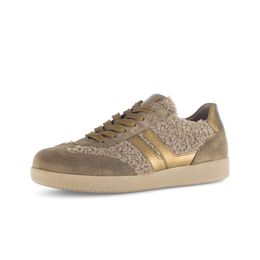 Sneaker Gabor "Sneaker low", Damen, Gr. 35, braun, Schuhe Sneaker